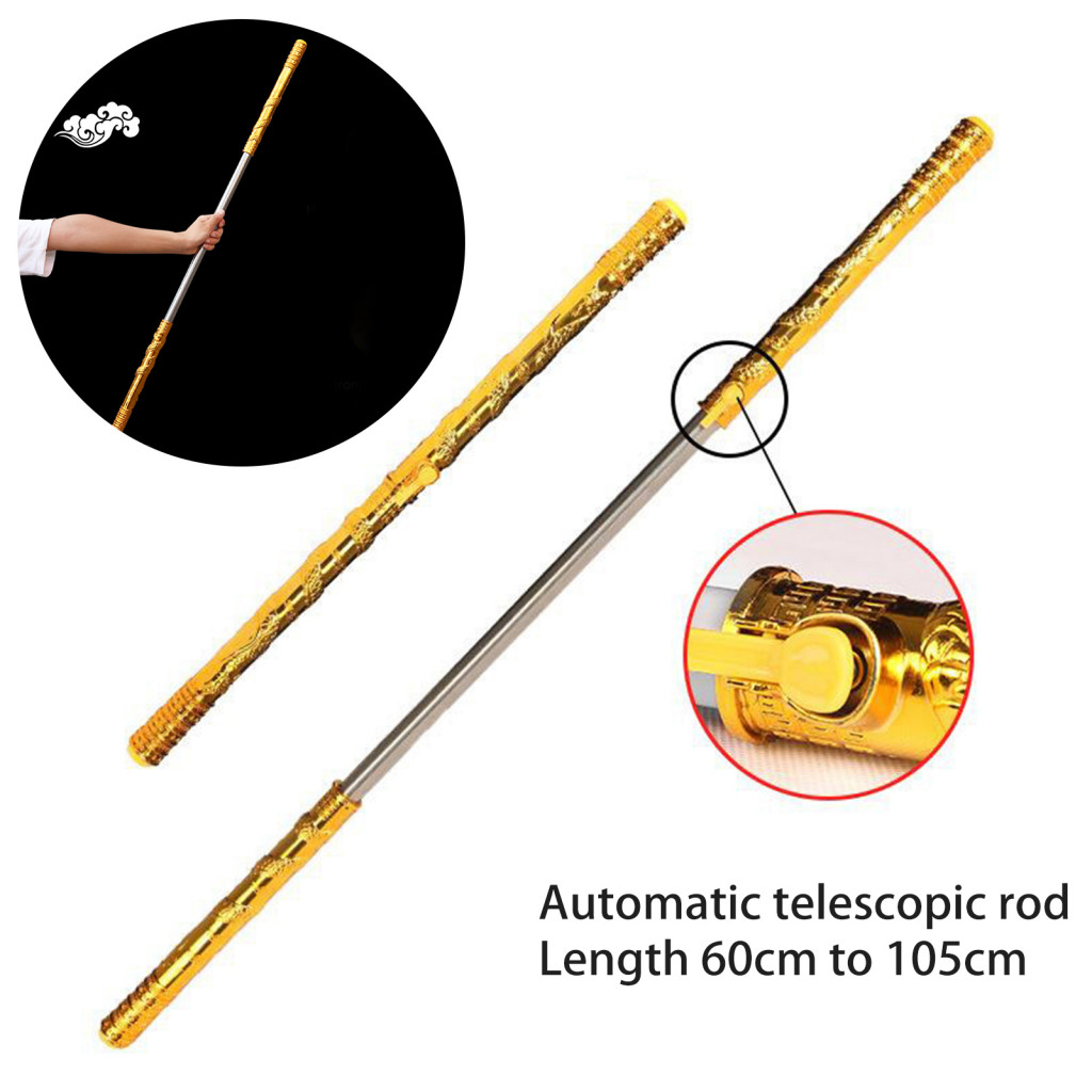 พร้อมสต็อก ปรับความยาว Monkey King Staff 60 ซม.Golden Cudgel 60 ซม. ...
