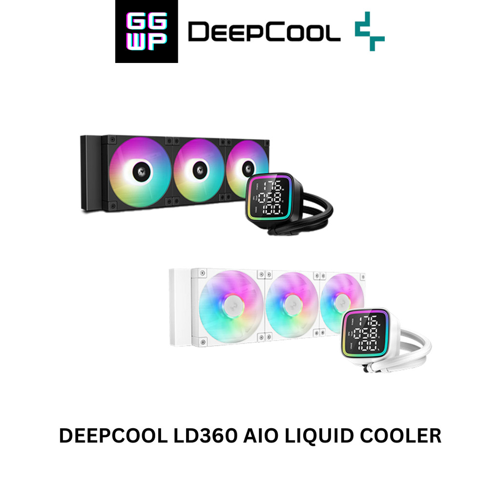 Deepcool LD360 Liquid Cooler 360 มม.5th Gen ปั๊ม 3400 RPM AIO หน้าจอ ...