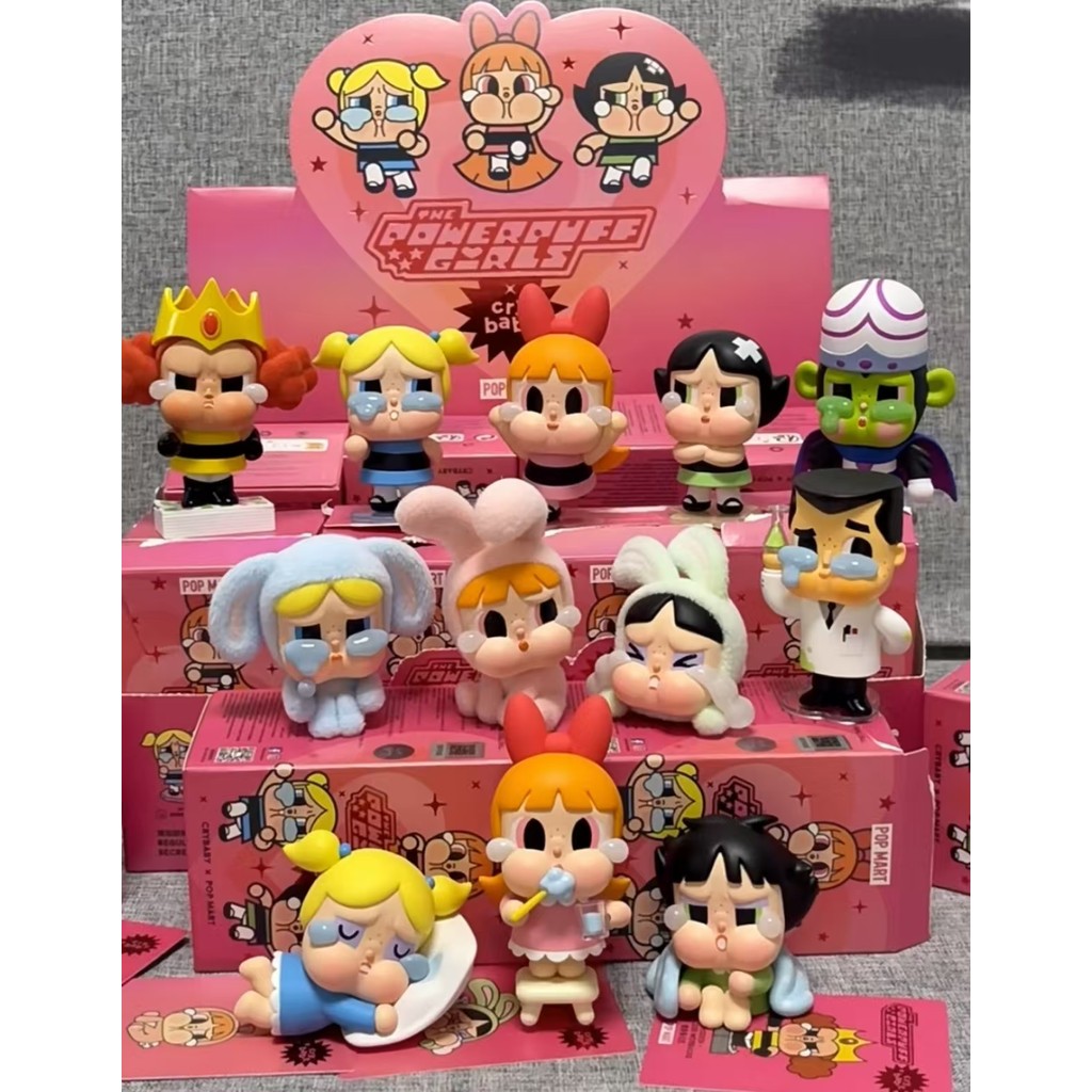 Popmart popmart อย่างเป็นทางการ CRYBABY x Powerpuff Girls popmart ...