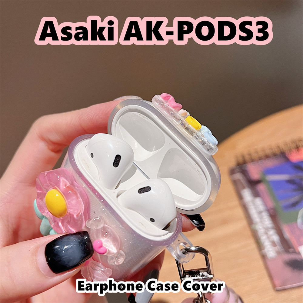 【Case Home】นําไปใช้กับ Asaki AK-PODS3 เคส Case เคสหูฟัง DIY การ์ตูนน้ําเย็น ซิลิโคนนุ่ม เคส เคส ...