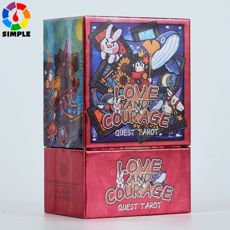 Love and Courage Tarot Cards 78 Pcs Mini Size Tarot Cards 10*6cm ...