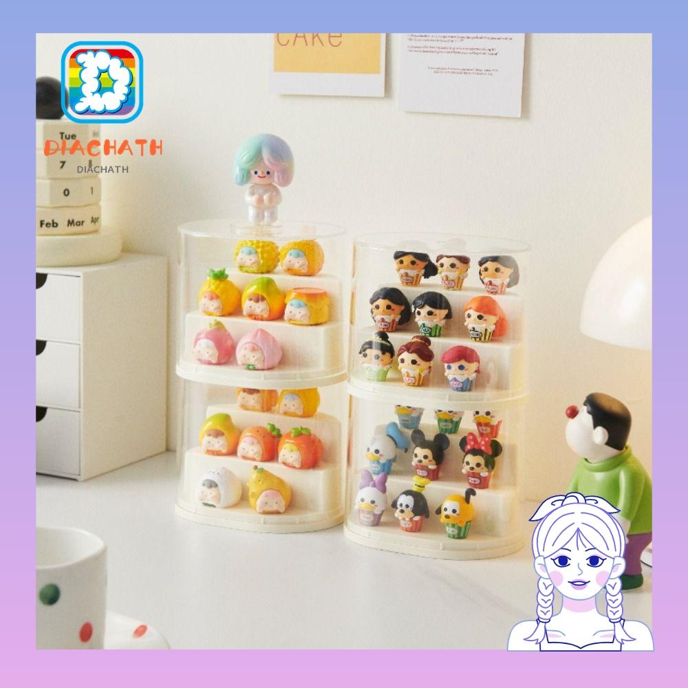 จอแสดงผลฟิกเกอร์ DICHATH Pop Mart กล่องเก็บของ ตู้โชว์กล่อง Pop Mart ...