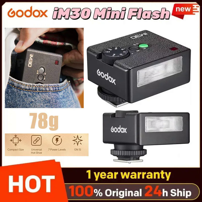 GODOX iM30 iFlash mini Camera Flash 6500K CCT Pocket Size Natural ...