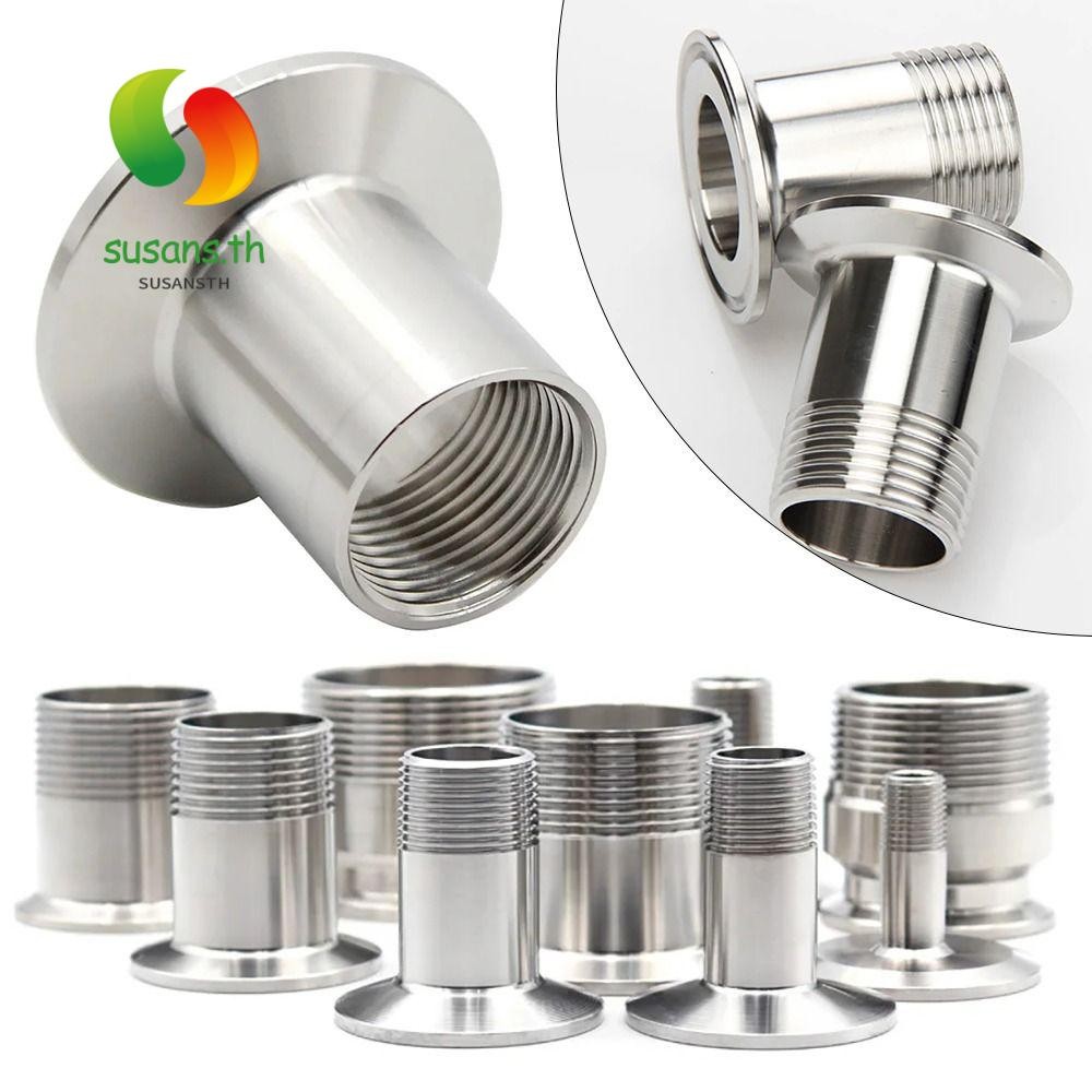 Susans 1 ชิ้น Tri Clamp, DN15-DN40 BSPT หญิง/ชายท่อเกลียว Fitting ...