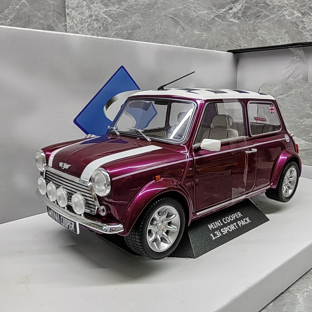 SOLIDO 1/18 MINI COOPER 1997 MINI รถรุ่นเปิดซ้ายขวาประตูล้อหน้าพวงมาลัย ...