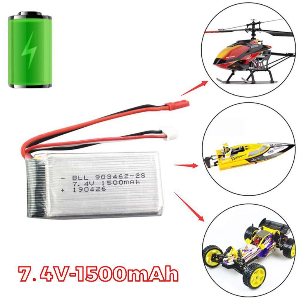 IBeetag WLTOYS V913/L959/WL912 รีโมทคอนโทรลรุ่น 7.4V 1500mAH แบตเตอรี่ลิเธียมอะไหล่ | Shopee ...