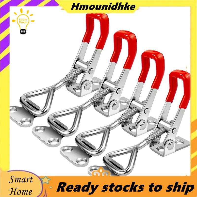 4 แพ็คสลับสลัก Clamp 4001 ปรับ 304 สแตนเลสสลับ Hasp Latches สําหรับ ...