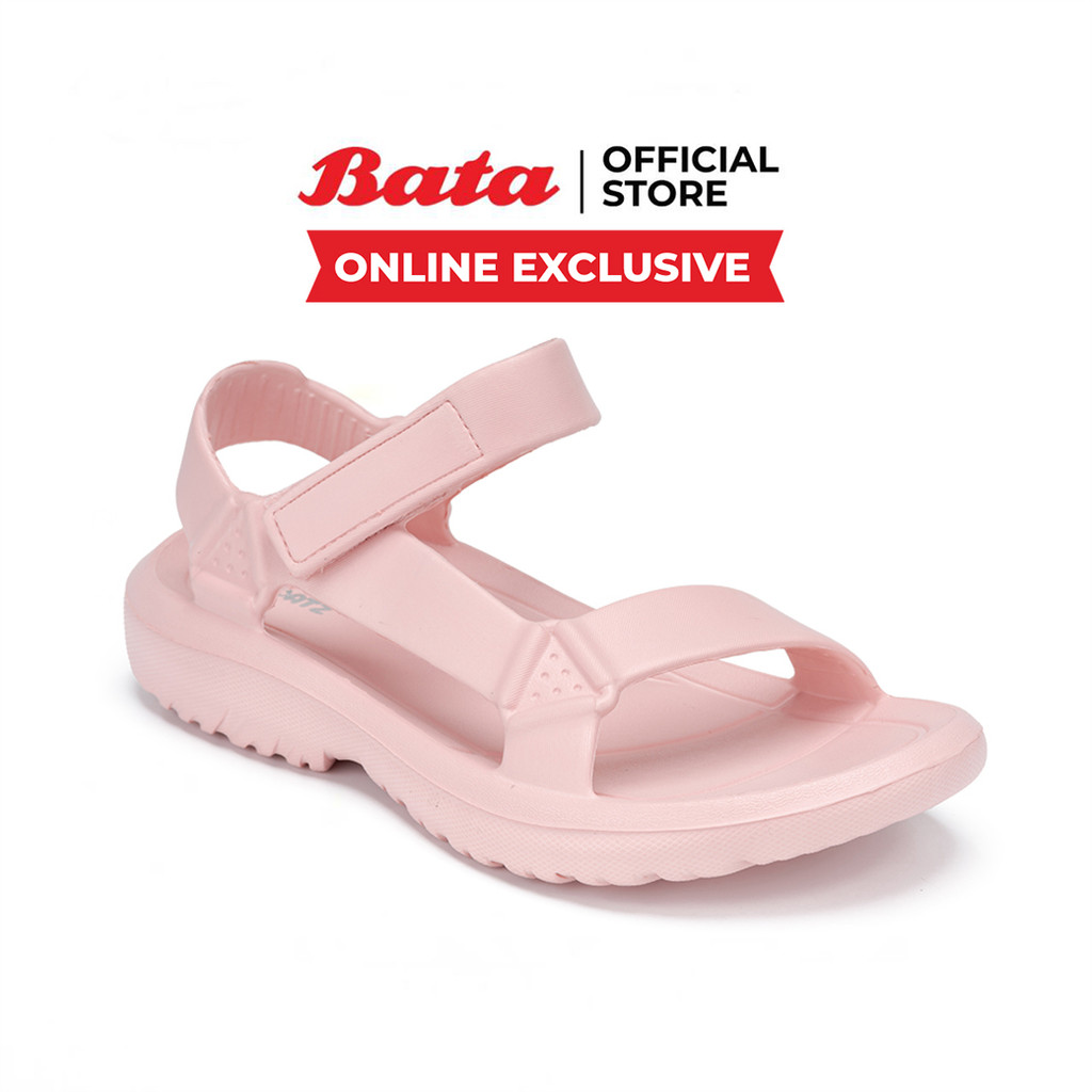 Online Exclusive Bata บาจา FLOATZ รองเท้าลำลองรัดส้น สำหรับผู้หญิง รุ่น LIKA L สีชมพู 6105177 สี ...