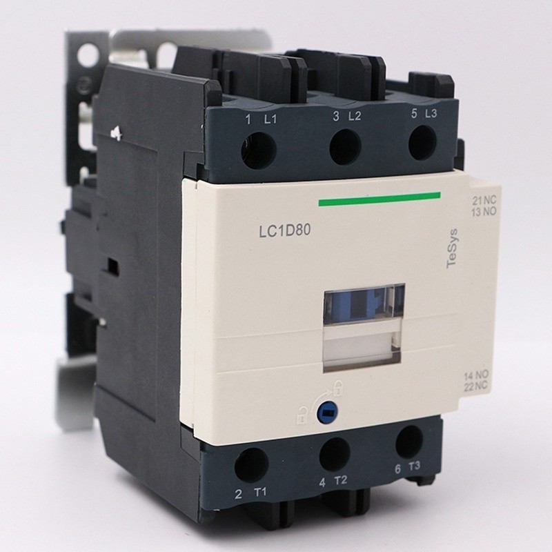 LC1D80F7 AC electric magnetic Contactor 3P 3NO LC1-D80F7 80A 110V AC ...