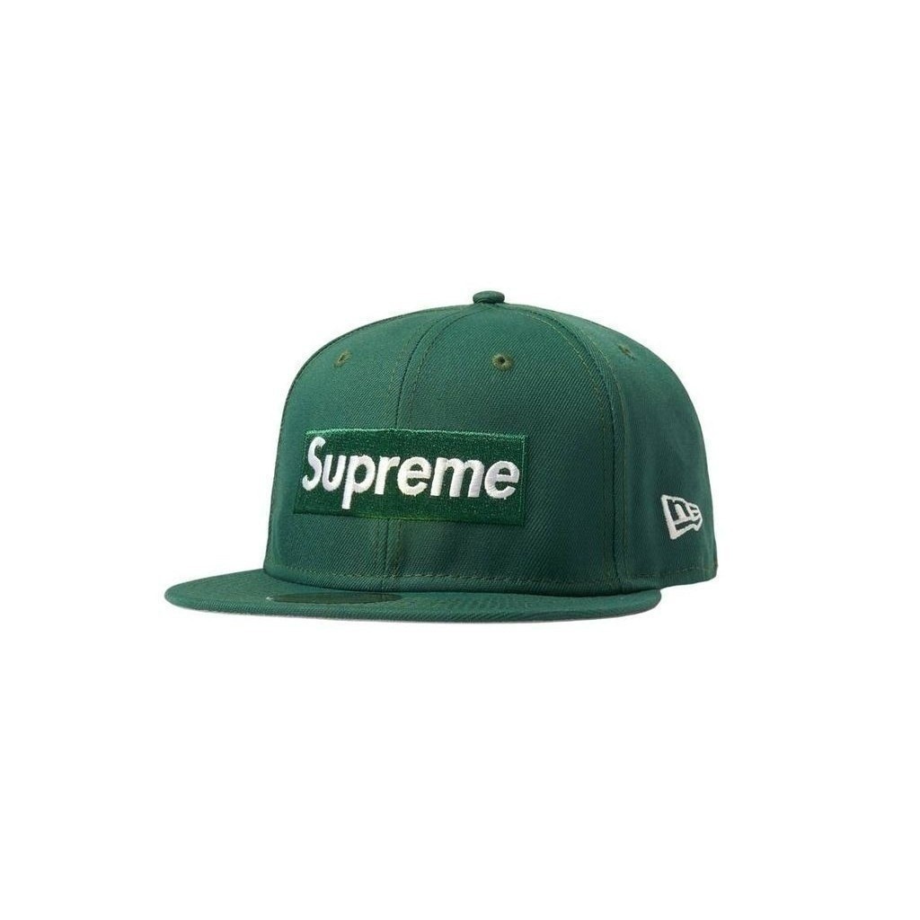 Supreme Money Box Logo New Era Dark Green Unused | Shopee Thailand