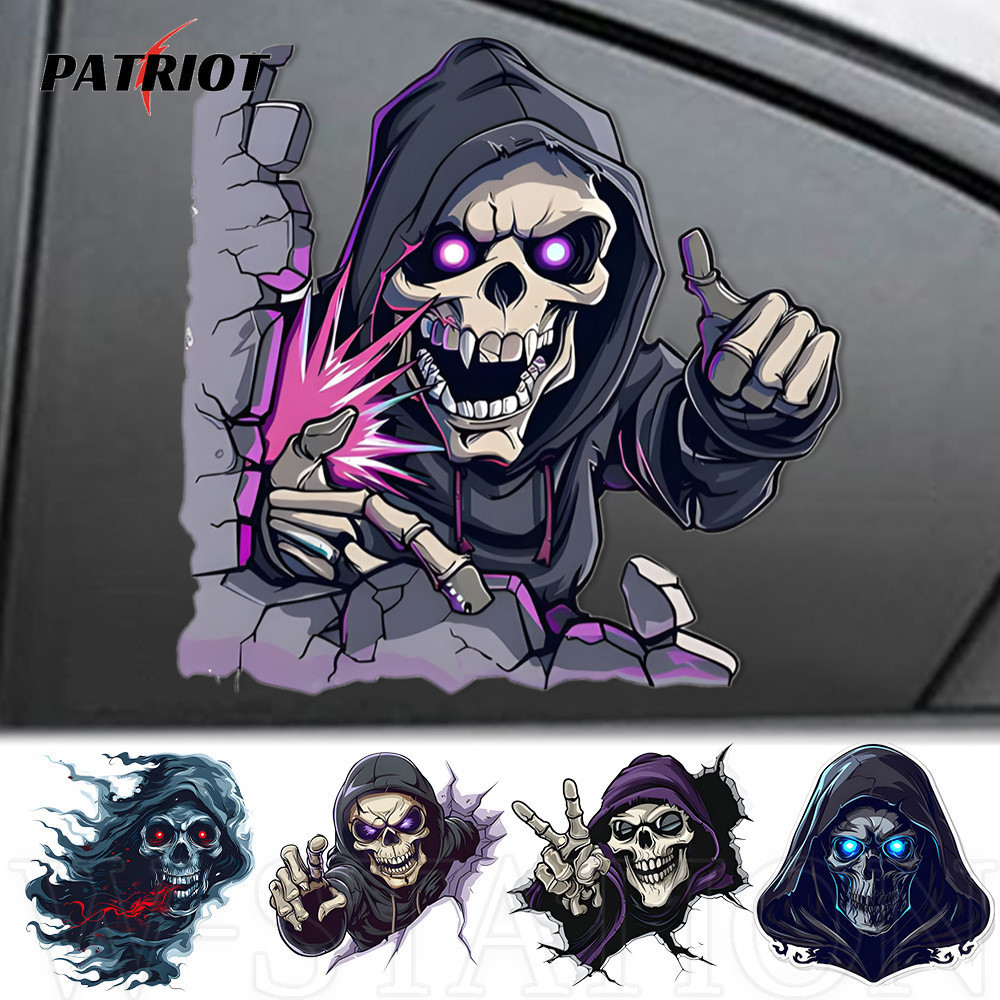 สติ๊กเกอร์ติดรถผีฮาโลวีน - น่ากลัว Terror Death Decal - กระจกหน้าต่าง ...