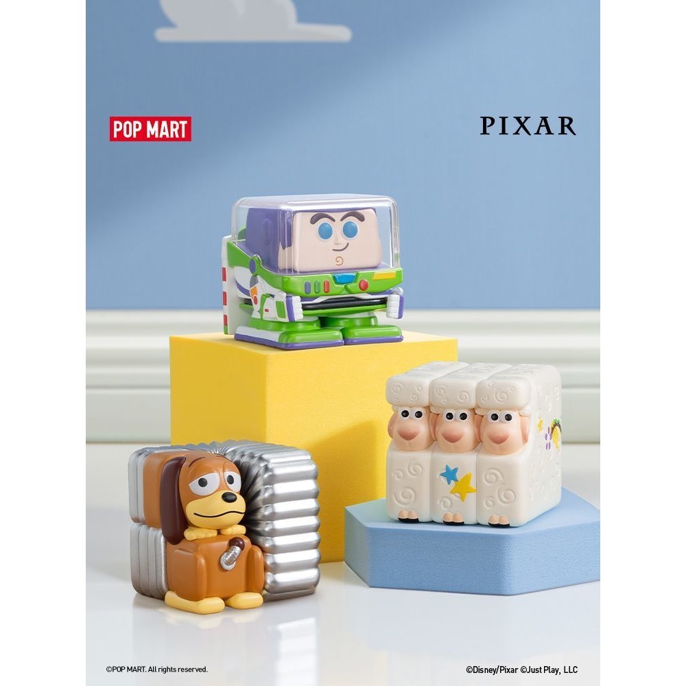 P POPMART POPMART Disney/Pixar POP CUBE-1 Series รูป Buzz Lightyear ...