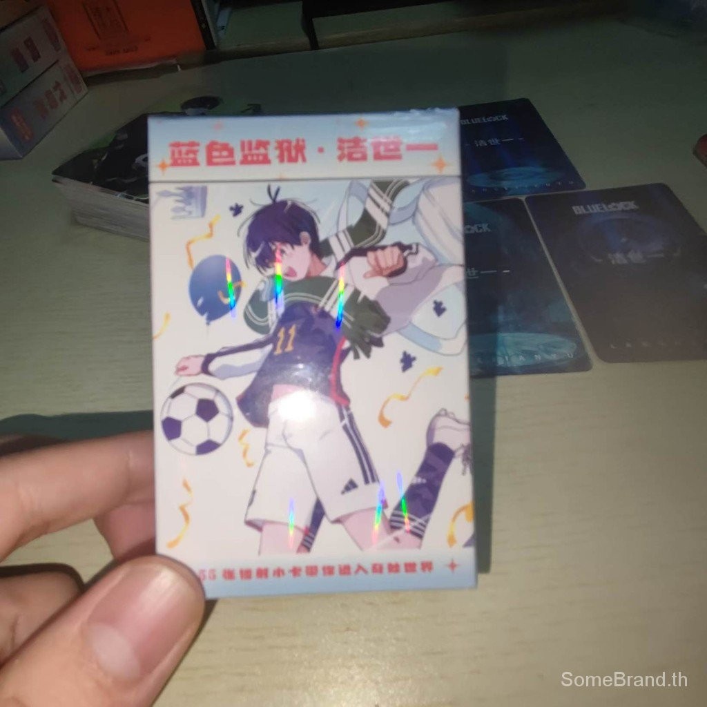 [24H เรือ] อะนิเมะสีฟ้าล็อค isagi Yoichi LOMO การ์ด55ชิ้น isagi Yoichi 3นิ้วบัตรขนาดเล็ก LOMO ...