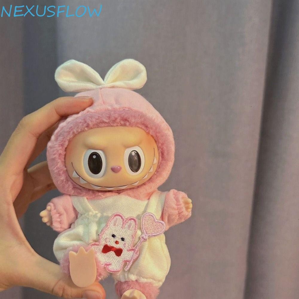 Nexusflow Labubu Time เสื้อผ้า, ผ้าตุ๊กตาแฮนด์เมดนุ่ม, ชุดตุ๊กตา Plush ชุดของเล่นเปลี่ยนเสื้อผ้า ...