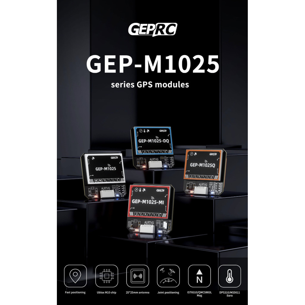 geprc GEP-M10 Series GEP-M1025 Series GPS Module อุปกรณ์โดรน Drone ...