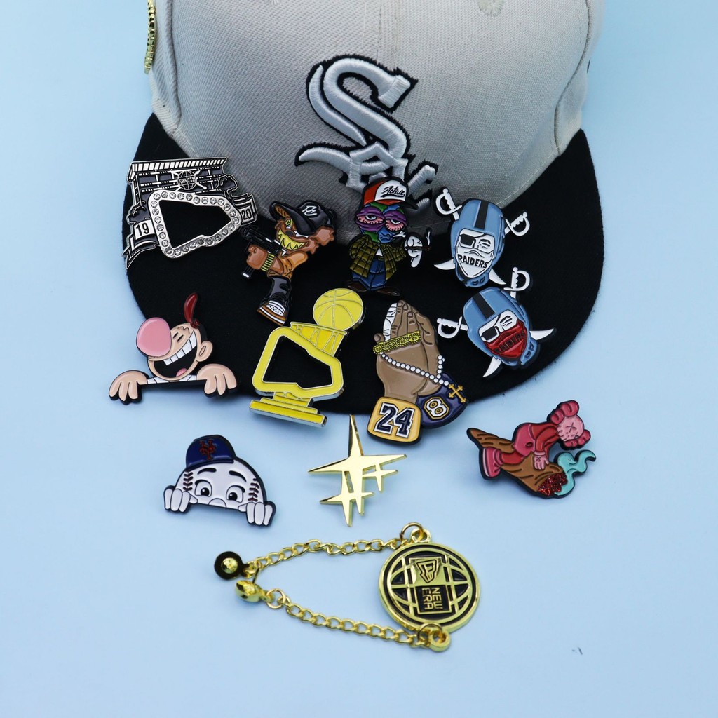 New Era Hat Pins Cartoon Multicolour Baseball Cap Decorative Metal ...