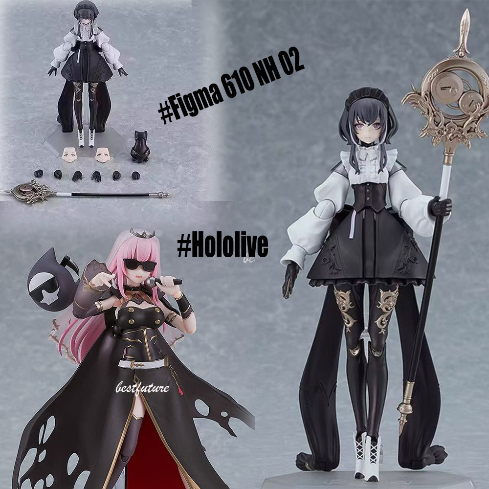 Max Factory Figma 610 NH 02 Hololive Figma Action Figure Mori Calliope Schwi Falslander Hemet ...
