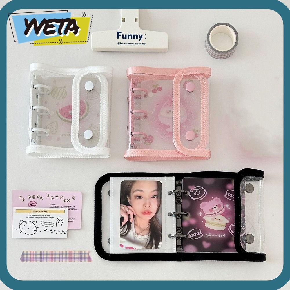 Yveta Binder อัลบั้มภาพ, เครื่องผูกการ์ดภาพถ่าย PVC Kpop ความจุขนาดใหญ่, มินิ 3 หลุมกันน้ํา ...