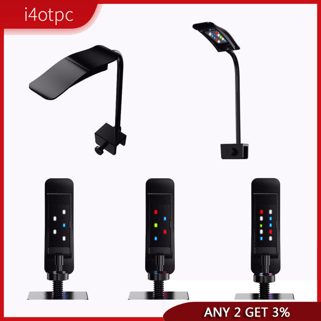 I4otpc คลิปตู้ปลาบนแสง, 360° Rotation Mini Aquarium Light พร้อมตัวจับเวลา, 6W USB Aquarium LED ...