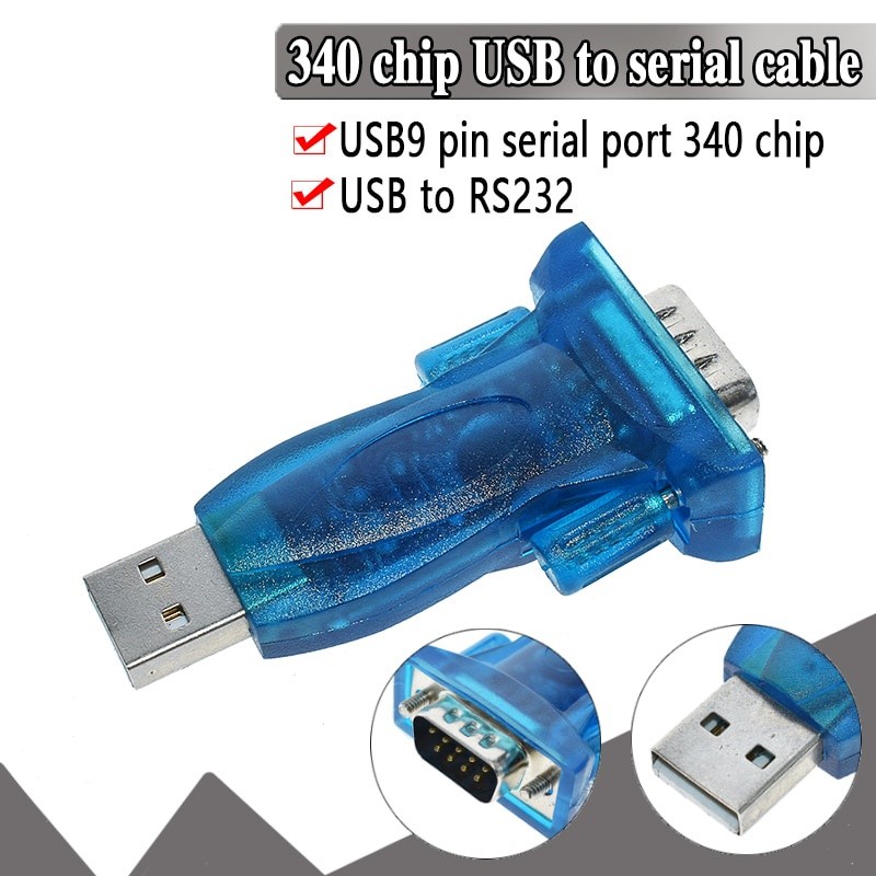HL-340 HL340 ใหม่ USB ถึง RS232 COM Port Serial PDA 9 พิน DB9 อะแดปเตอร ...