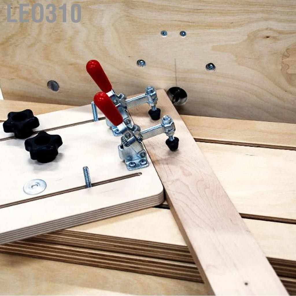 Leo310 Quick Release Toggle Clamp แนวนอน Dual Head ปรับการกัดกร่อน ...