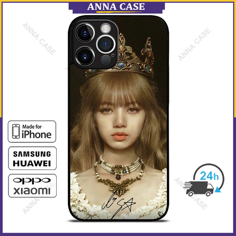 Lisa Blackpink Queen เคสโทรศัพท์สําหรับ iPhone 16 Pro Max / iPhone 15 ...
