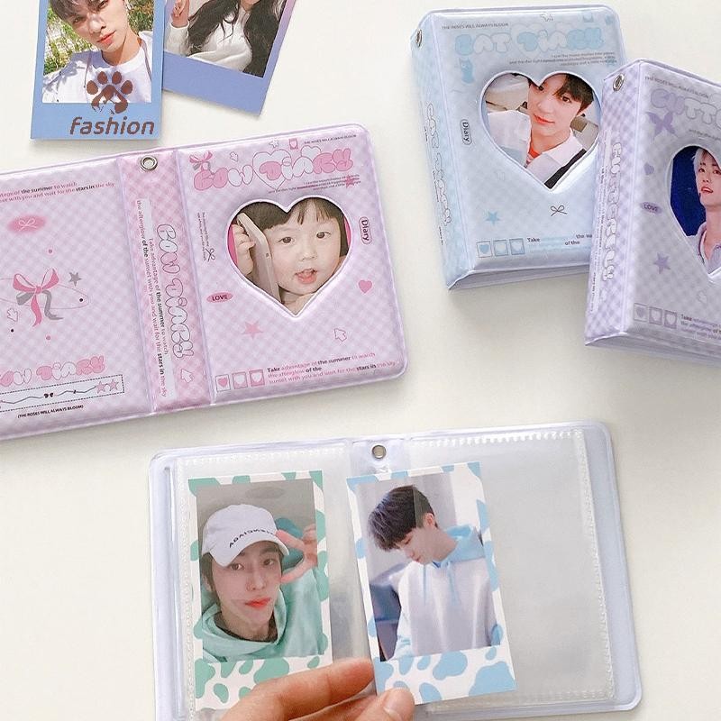[แฟชั่น] Photocards Holder Photo Card Supplies Mini Photo Album Idol ...