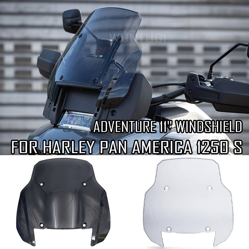 LQ NEW Motorcycle Windscreen Windshield Deflector Protector Wind Screen ...