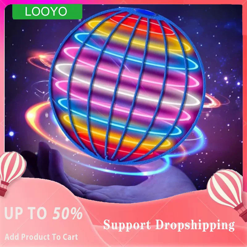 Fly Nova Pro Flying Ball Gyro Boomerang Magic Rotating Toy Hand Control ...