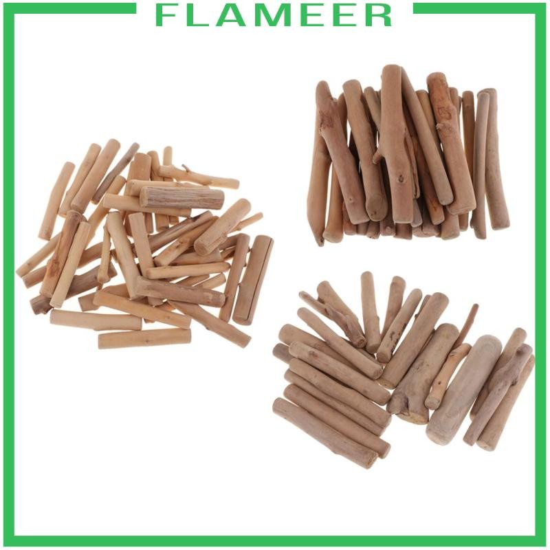 [Flameer] 1 ถุง Natural Driftwood สาขา Sticks ชิ้น DIY 12 ซม | Shopee ...