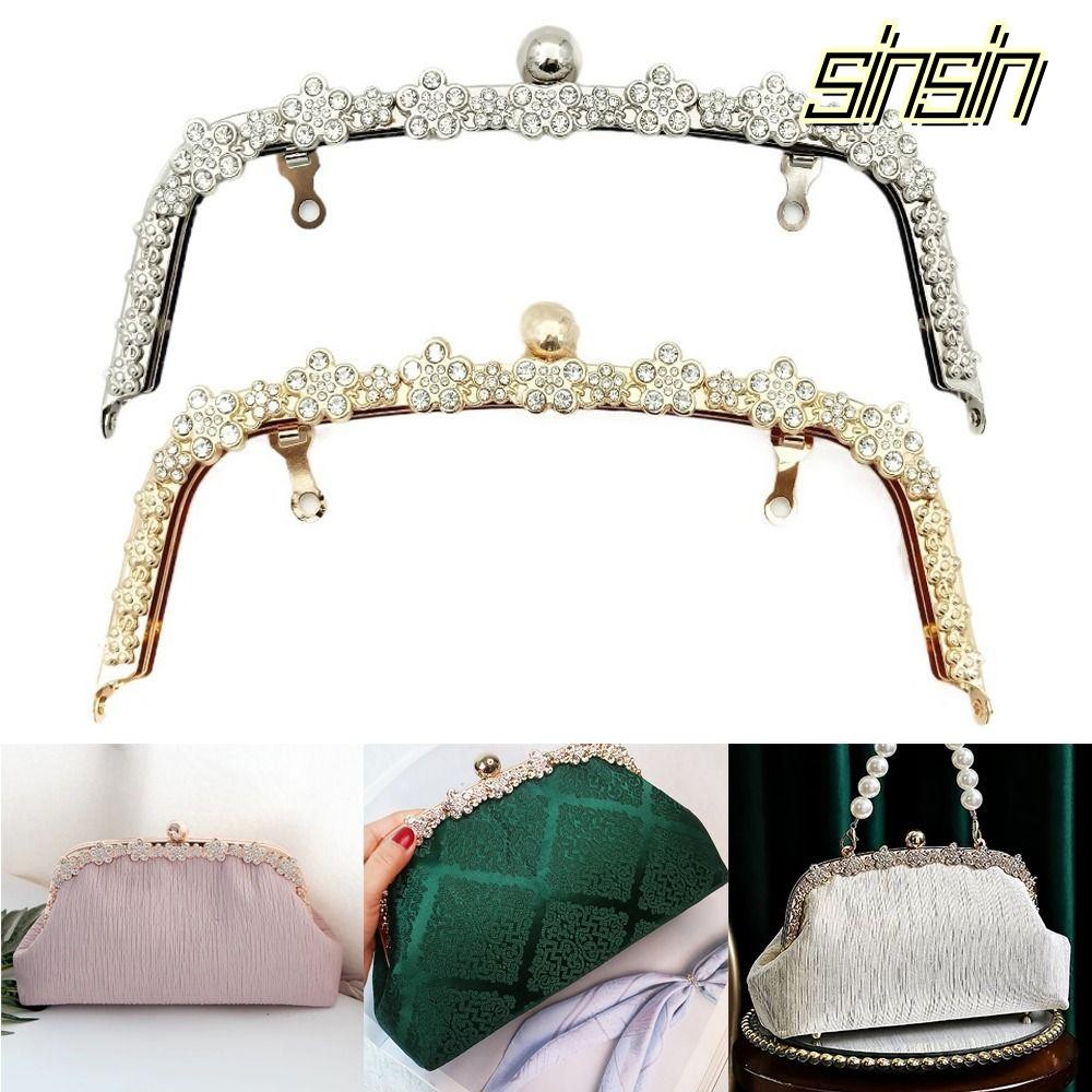 SINSIN ตัวคลิปกระเป๋าทรงเก่า พร้อมเฟรมโลหะขนาดเล็ก ใช้สำหรับงานฝีมือและ ...