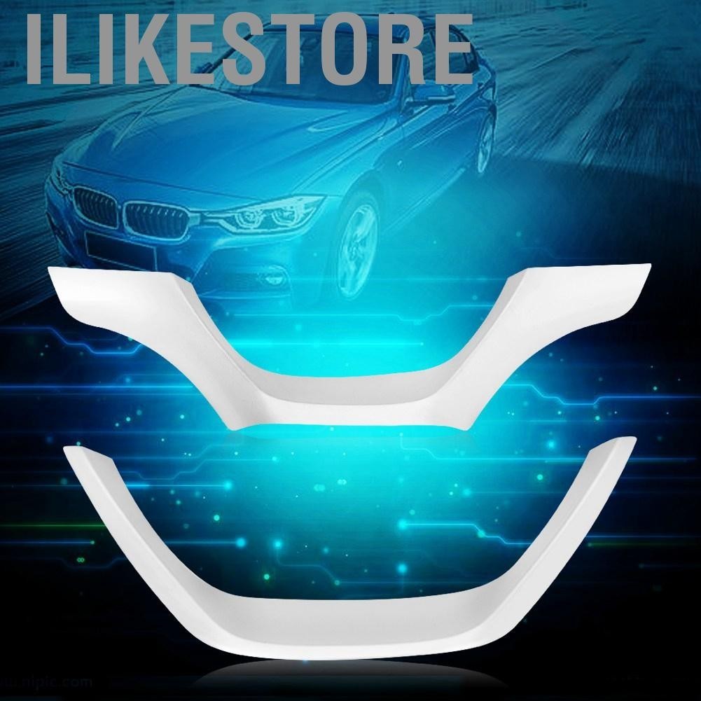 Ilikestore 1 PC Silver Chrome พวงมาลัยรถยนต์พวงมาลัยรถ Trim สำหรับ BMW ...