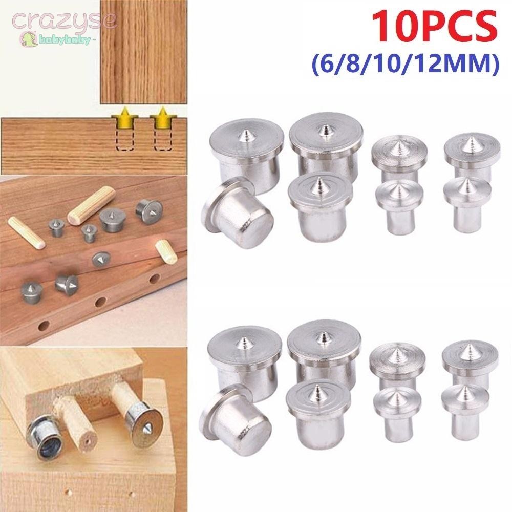 Dowel Center Point Pins Silver 6 มม./8 มม./10 มม./12 มม.A3 10 ชิ้น ...