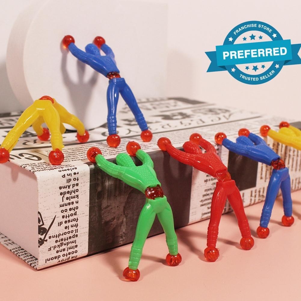 Mini Glitter Wall Climbing Sticky Man ของเล่น Decompression ของขวัญเด็ก ...