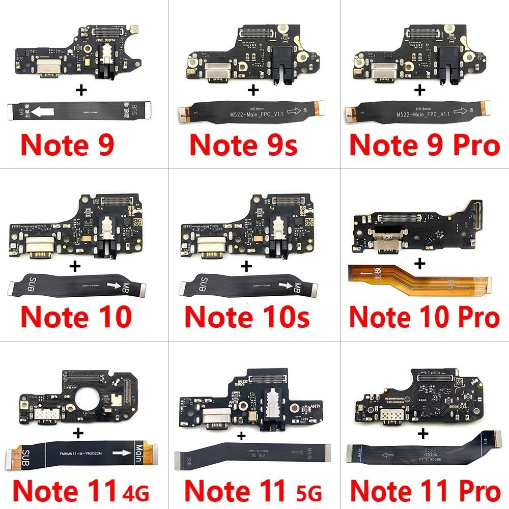 แพรตูดชาร์จ (Charging Port Flex ) Xiaomi Redmi Note 7, 8, 8T, 9, 9s, 10 ...