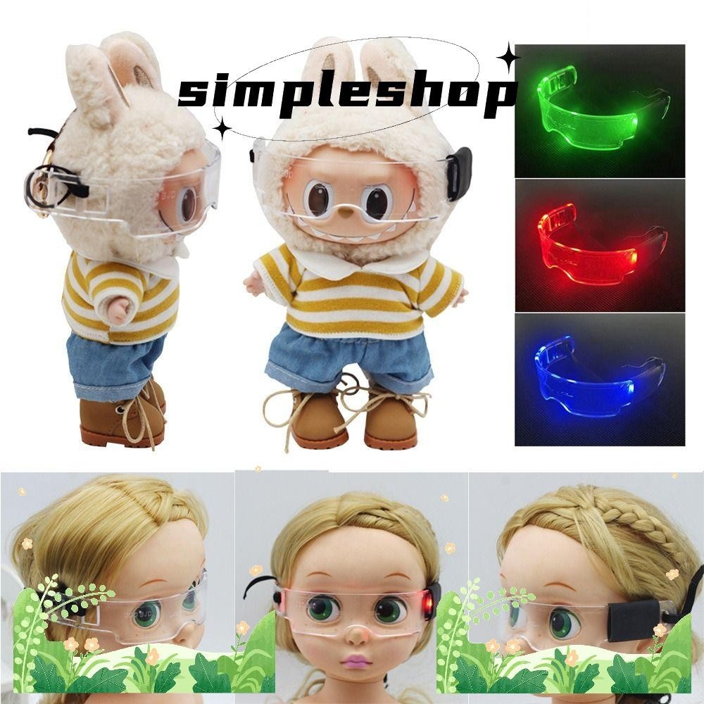Simple Labubu แว่นตุ๊กตา Luminescent|กระจกส่องสว่าง, Punk Technology ...