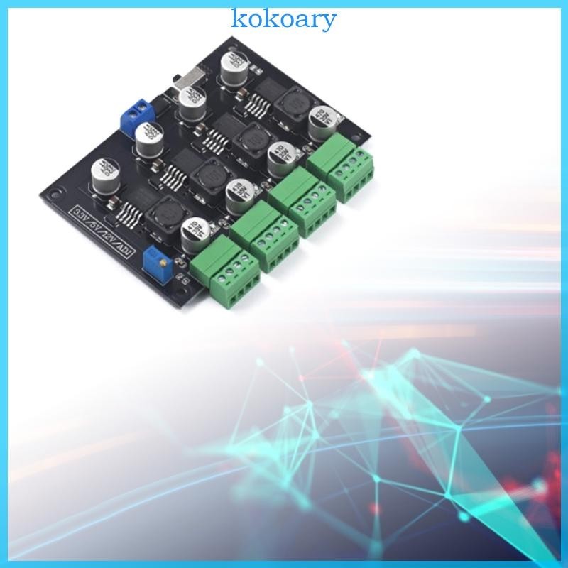Kok DC-DC Multi-channel Power Supply Switching Modules 3 3V 5V 12V ADJ ...
