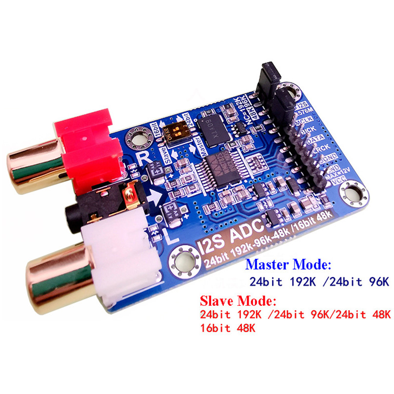 I2S ADC Audio I2S Capture Card Module Master Slave Mode Development ...