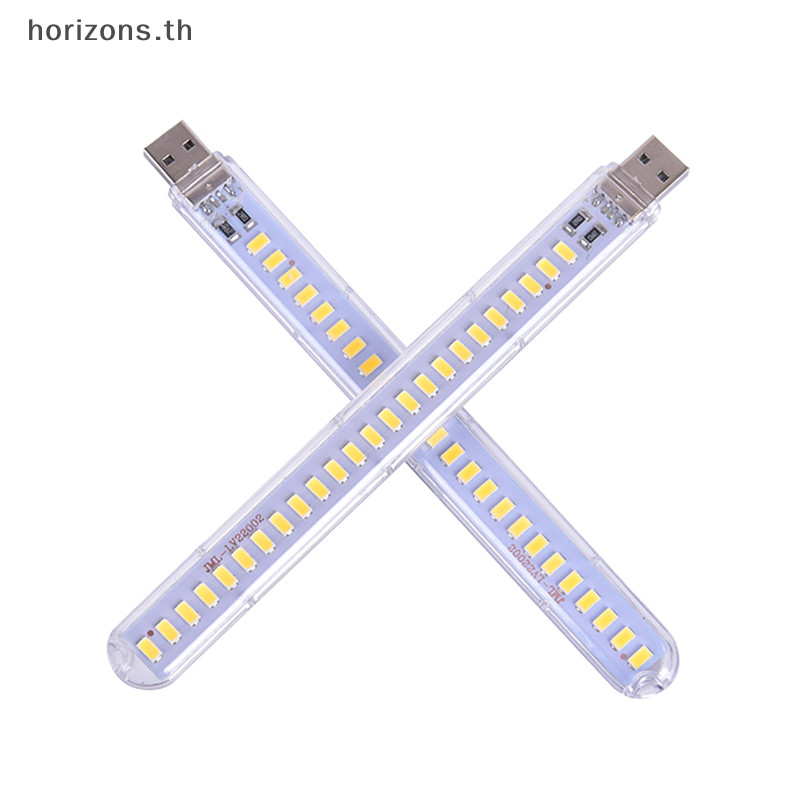 [BYJ] ไฟกลางคืน LED USB 5V 12W 24 LEDs โคมไฟตั้งโต๊ะอ่านหนังสือ USB ไฟหนังสือ {th} | Shopee Thailand