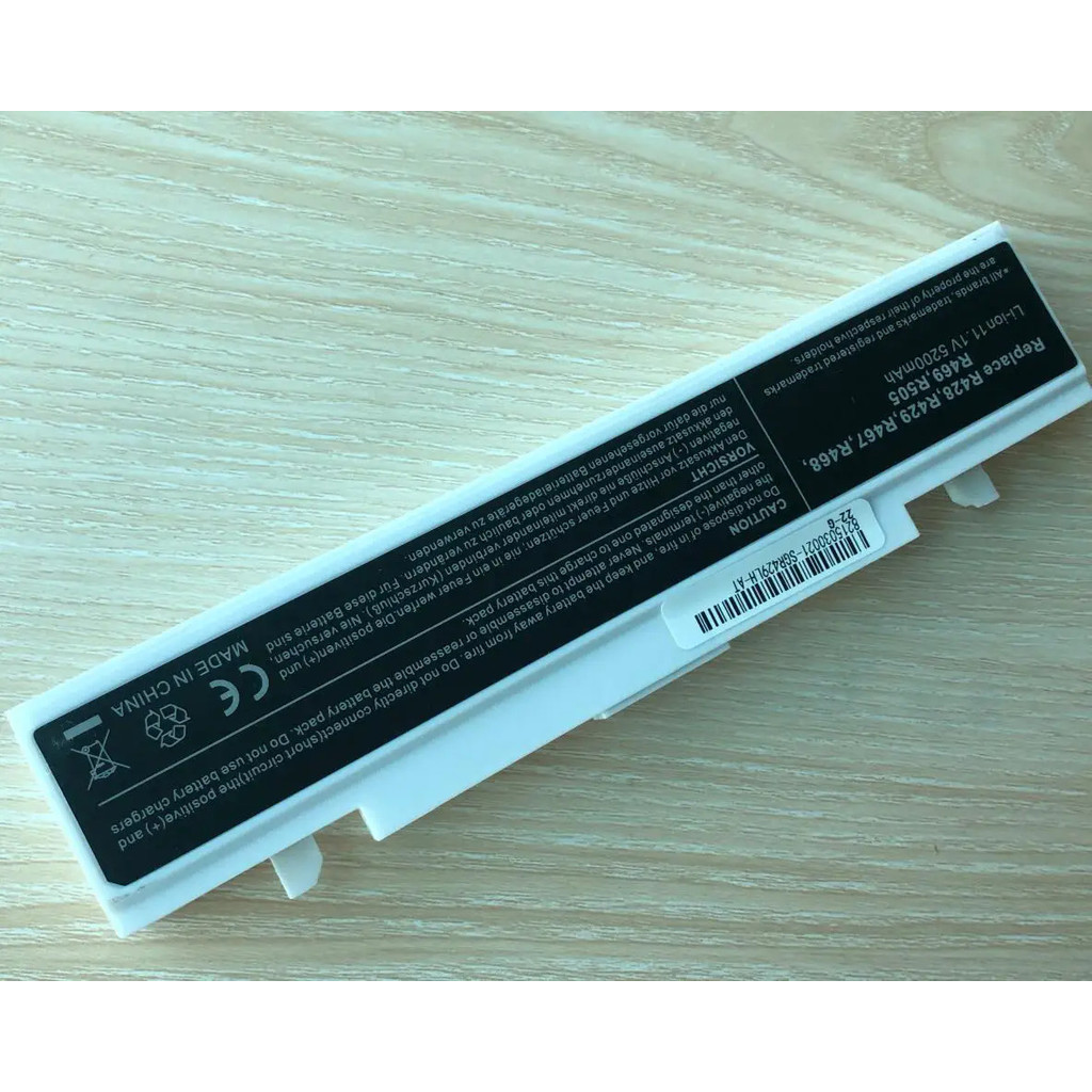 White battery For Samsung R428 R429 AA-PB9NS6W AA-PB9NS6B AA-PB9NC5B AA ...