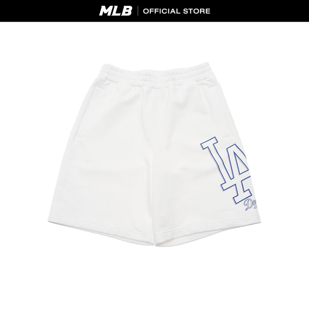 MLB กางเกงขาสั้น Unisex Basic Mega Logo รุ่น 3ASPB0243 07WHS สีขาว ...