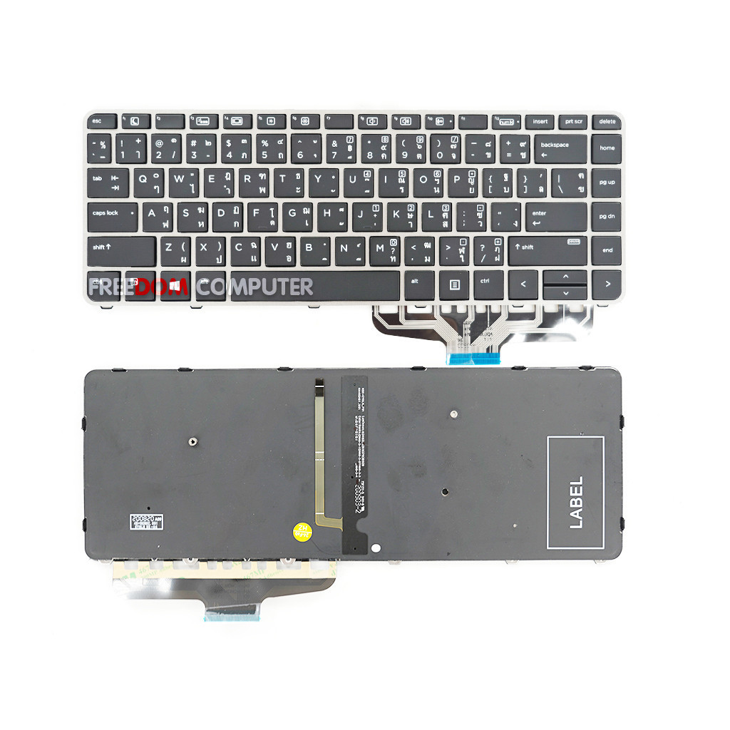 คีย์บอร์ดโน๊ตบุ๊ค HP EliteBook Folio 1000 G1, 1040 G1, 1000 G2, 1040 G2 ...