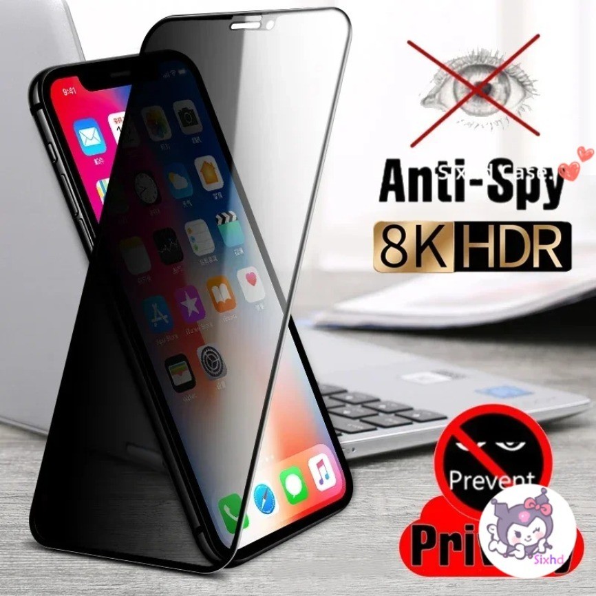 8k HD Anti Spyความเป็นส่วนตัวกระจกนิรภัยสําหรับTecno Spark Go 1 2024 infinixสมาร์ท 8 8Pro 8C Hot ...
