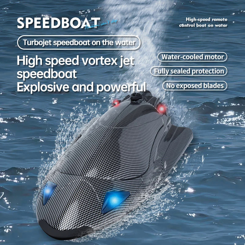 FY011 RC SpeedBoat 2.4Ghz 25KM/H High Speed Racing Boat Model Water ...