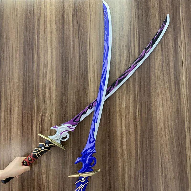 FC 105cm Raiden Shogun Katana Sword Game Genshin Impact Sword Beelzebul ...