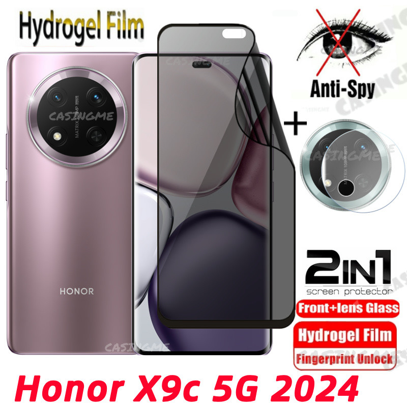 Honor X9c 5G 2024 Full Cover Soft Privacy Hydrogel Film สําหรับ Honor X9c HonorX9c X9b X9a abc ...
