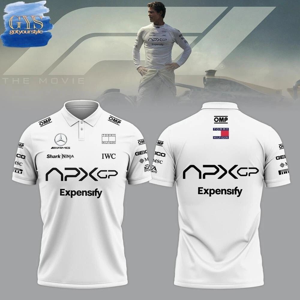 ชุดแข่ง F1 ใหม่ล่าสุด ปี 2025 + Jersey APX GP + เสื้อยืดแขนสั้นสำหรับผู้ชายและผู้หญิง | Shopee ...