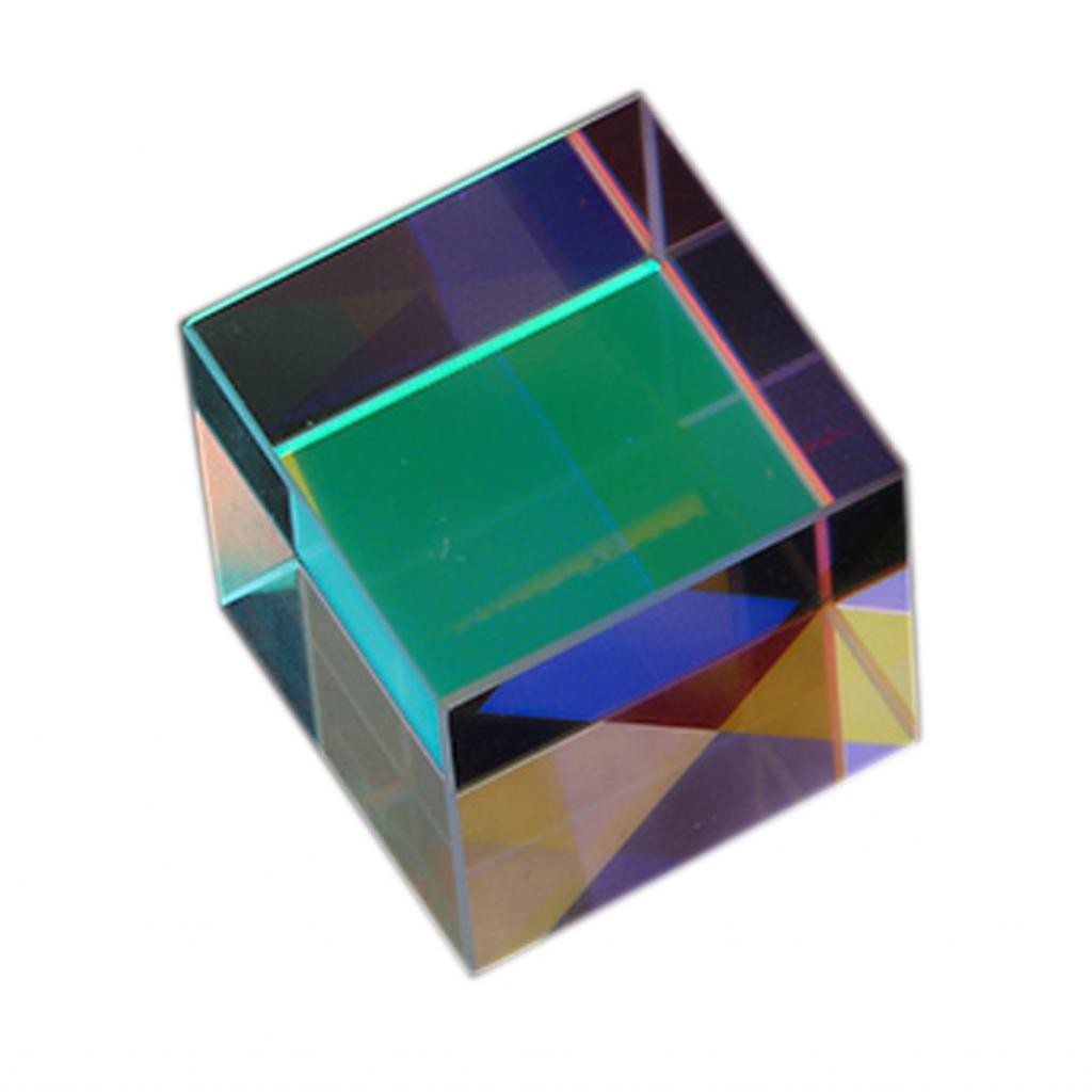 Prism Cube Optical Glass สีสำหรับการสอนแบบแสงและเงาของการตกแต่งแบบพกพา ...