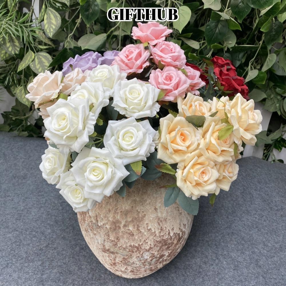 LULLABY Camellia Rose อุปกรณ์ตกแต่งบ้านของขวัญดอกไม้ประดิษฐ์ | Shopee ...