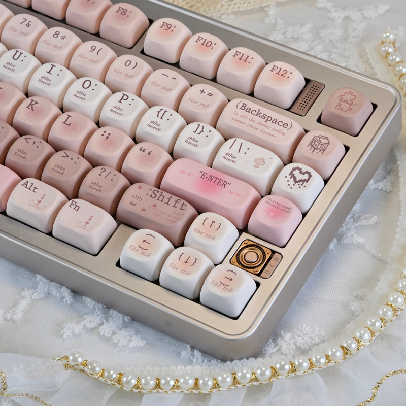 Romantic Tipsy Keycaps PBT Material Key Caps MOA Profile DYE ...